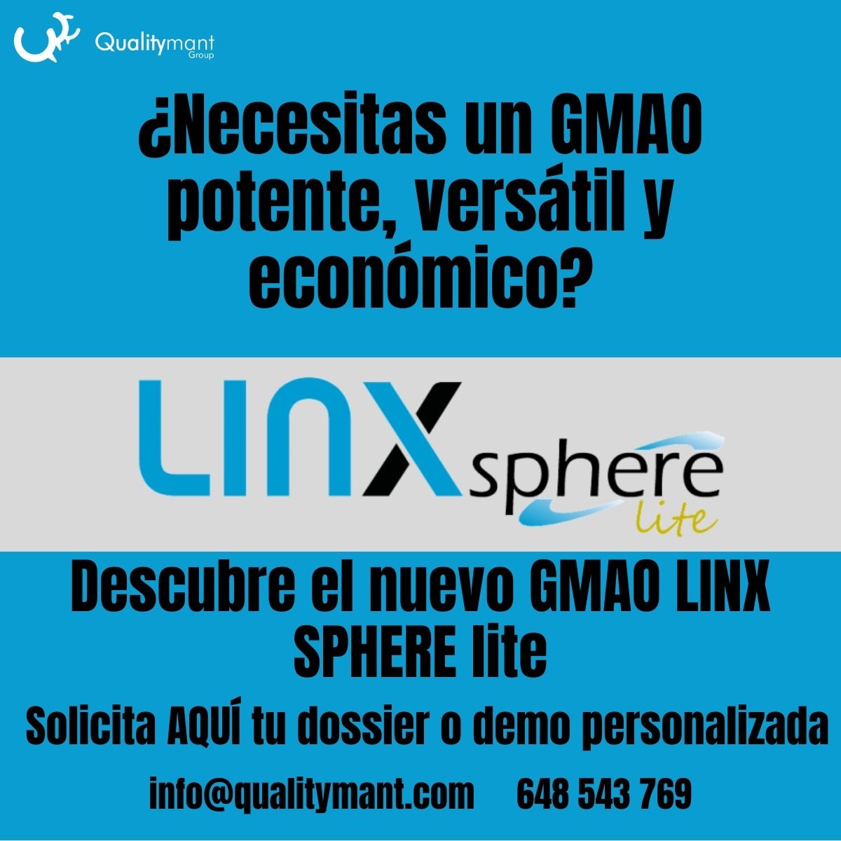 GMAO LINX SPHERE LITE - Gestión del Mantenimiento integral